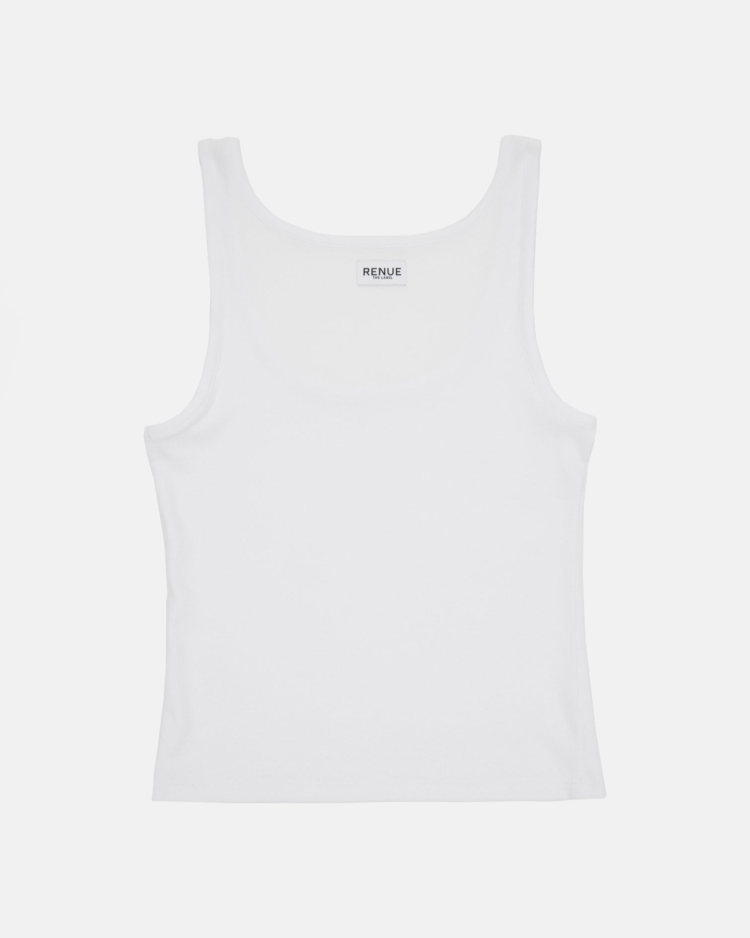 Ribbed Tank Top - White – RENUE